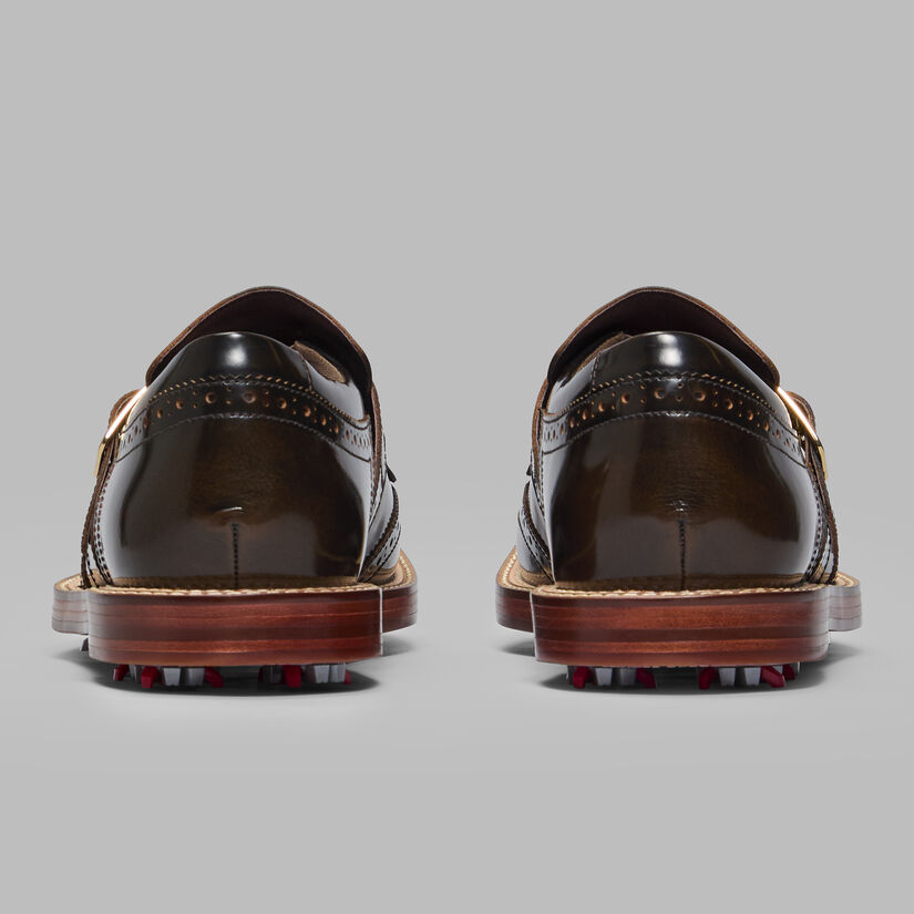 MEN'S GALLIVANTER G/LOCK LEATHER LUXE SOLE MONK STRAP GOLF SHOE | MEN'S ...