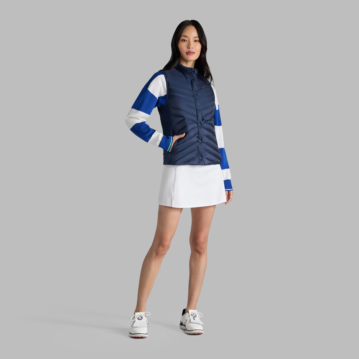 DOWN QUILTED TAFFETA TECH VEST | WOMEN'S JACKETS & VESTS | G/FORE