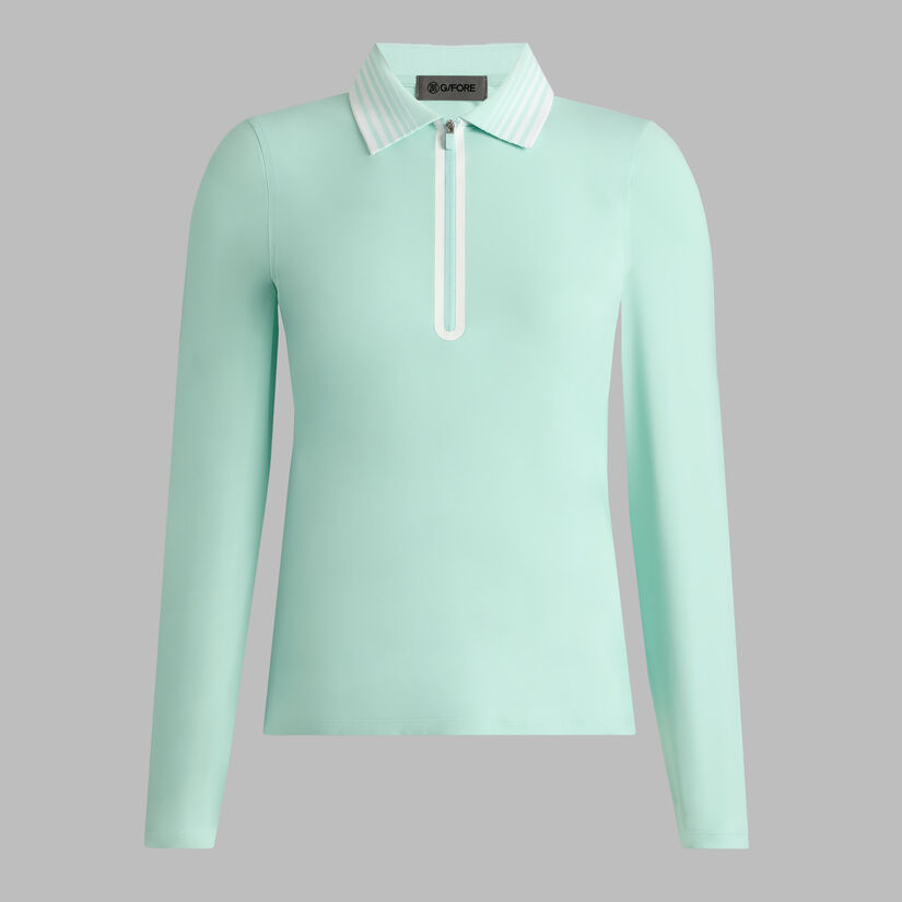 SILKY TECH NYLON QUARTER ZIP POLO | WOMEN'S POLO SHIRTS | G/FORE