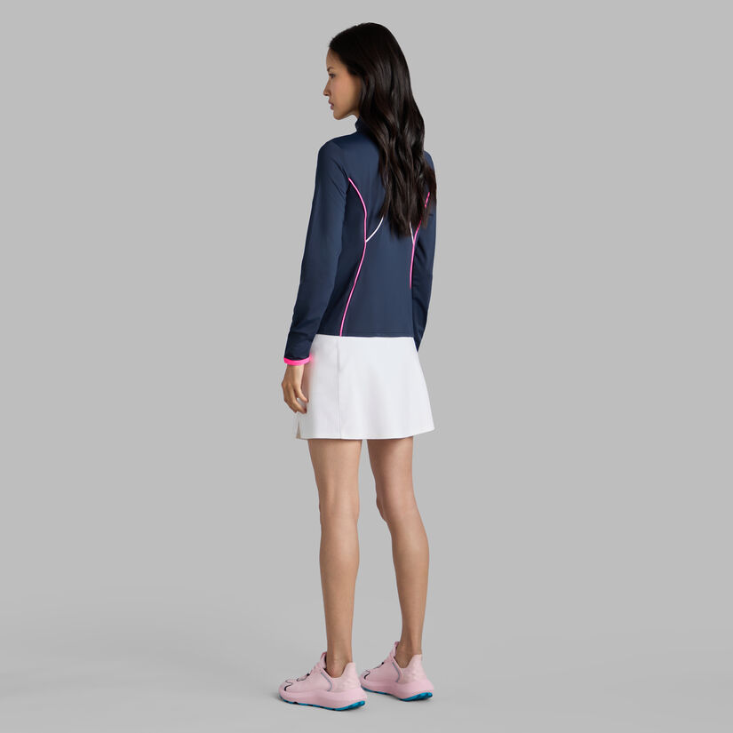 STRETCH NYLON INTERLOCK TIPPED PULLOVER | WOMEN'S PULLOVERS & QUARTER ...