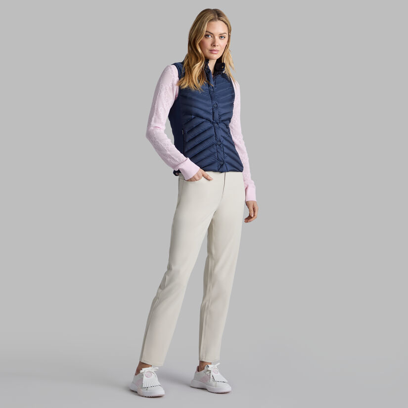 DOWN QUILTED TAFFETA TECH VEST | WOMEN'S JACKETS & VESTS | G/FORE
