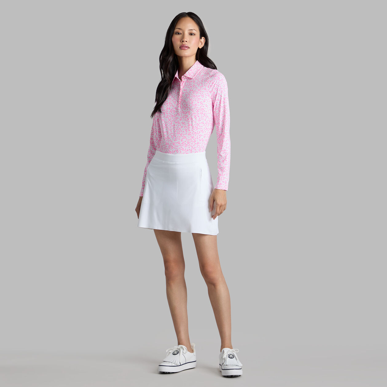 SILKY TECH NYLON A-LINE SKORT WITH LINER | WOMEN'S DRESSES | G/FORE