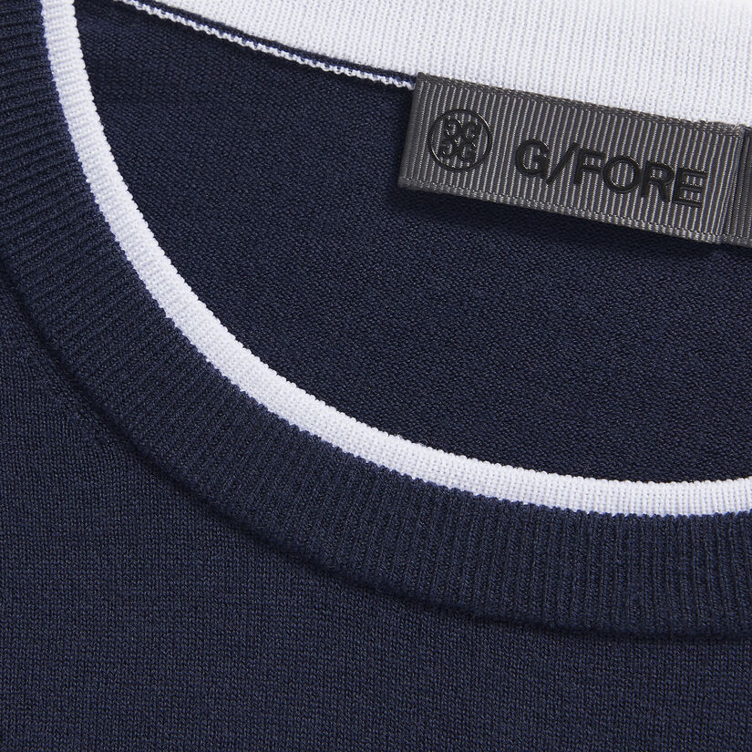 MERINO WOOL BLEND CREWNECK SWEATER | MEN'S SWEATERS | G/FORE