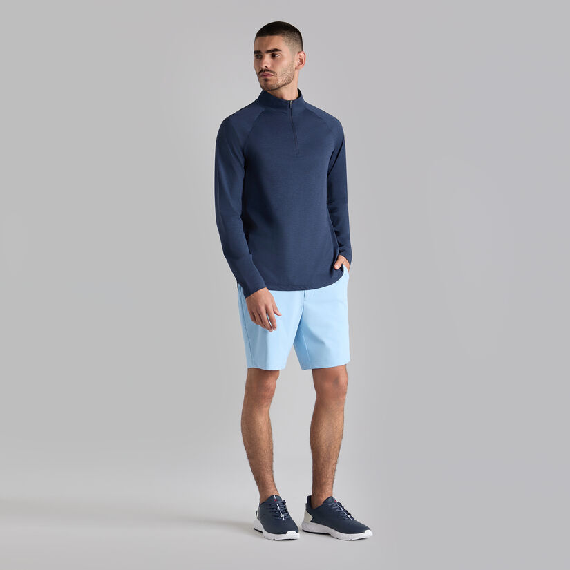TECH MÉLANGE RAGLAN QUARTER ZIP PULLOVER | MEN'S PULLOVERS & QUARTER ...