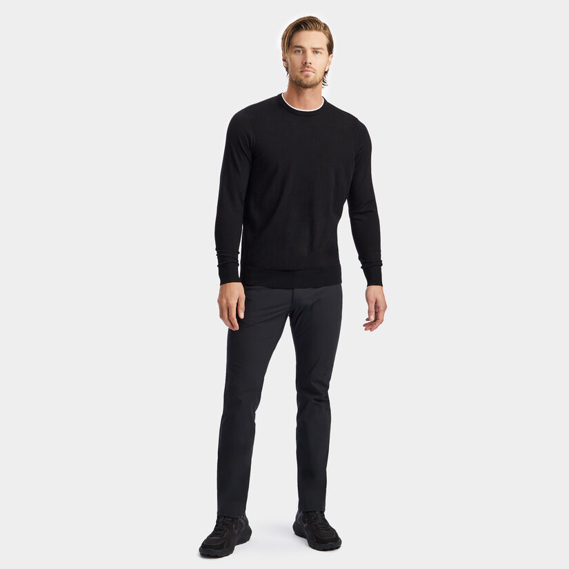 MERINO WOOL BLEND CREWNECK SWEATER | MEN'S SWEATERS | G/FORE