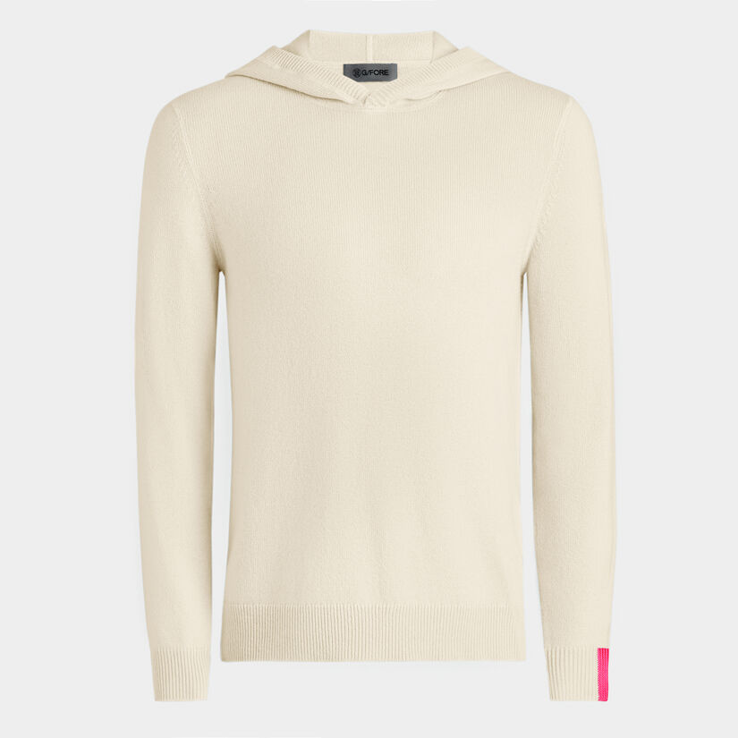 WASHABLE CASHMERE HOODED SWEATER | G/FORE