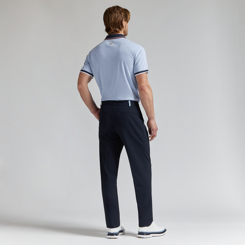 G/FORE X MR P. STRETCH TWILL SINGLE PLEAT TAPERED LEG TROUSER