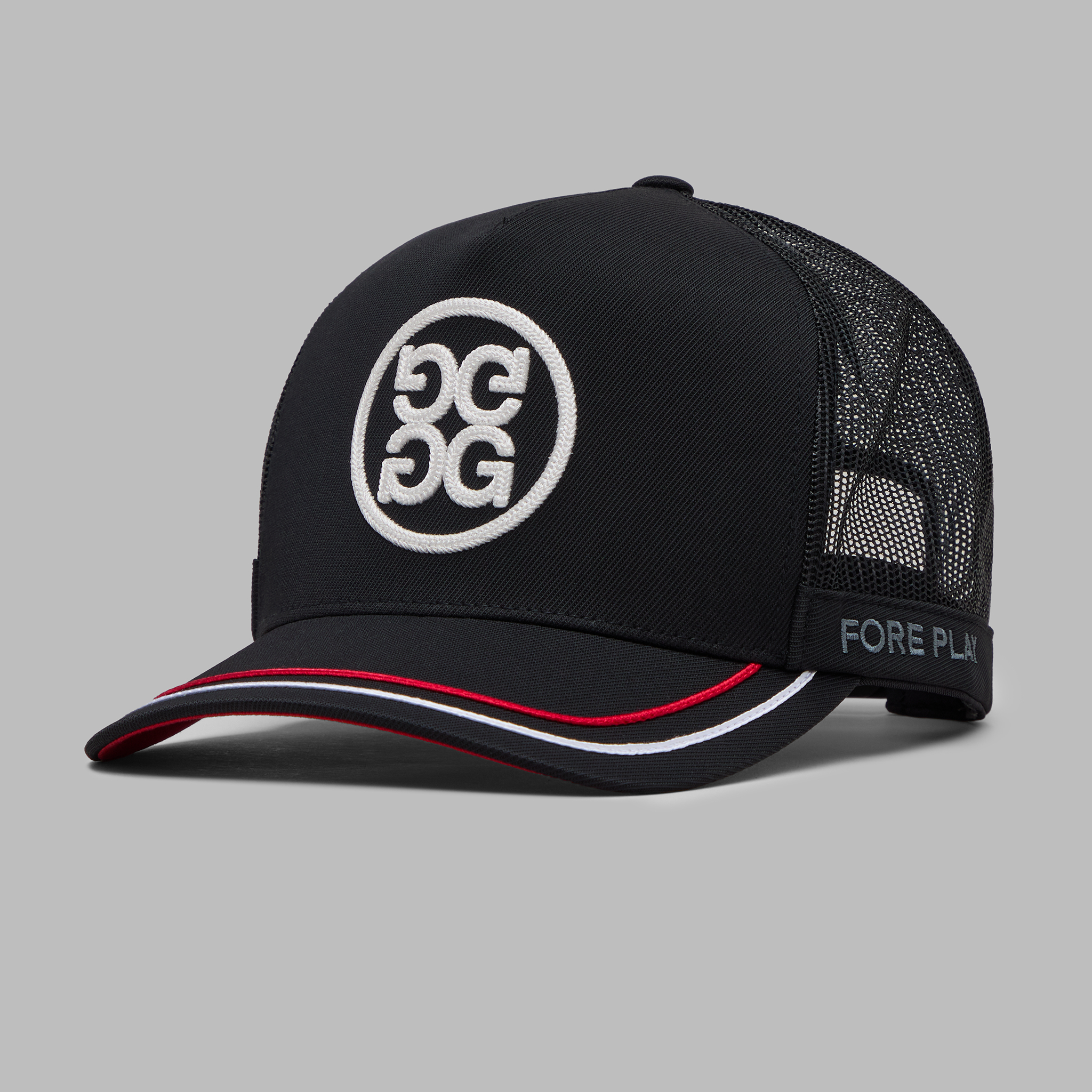 SOUTACHE KNIT INTERLOCK TALL TRUCKER HAT |MEN'S HATS | G/FORE