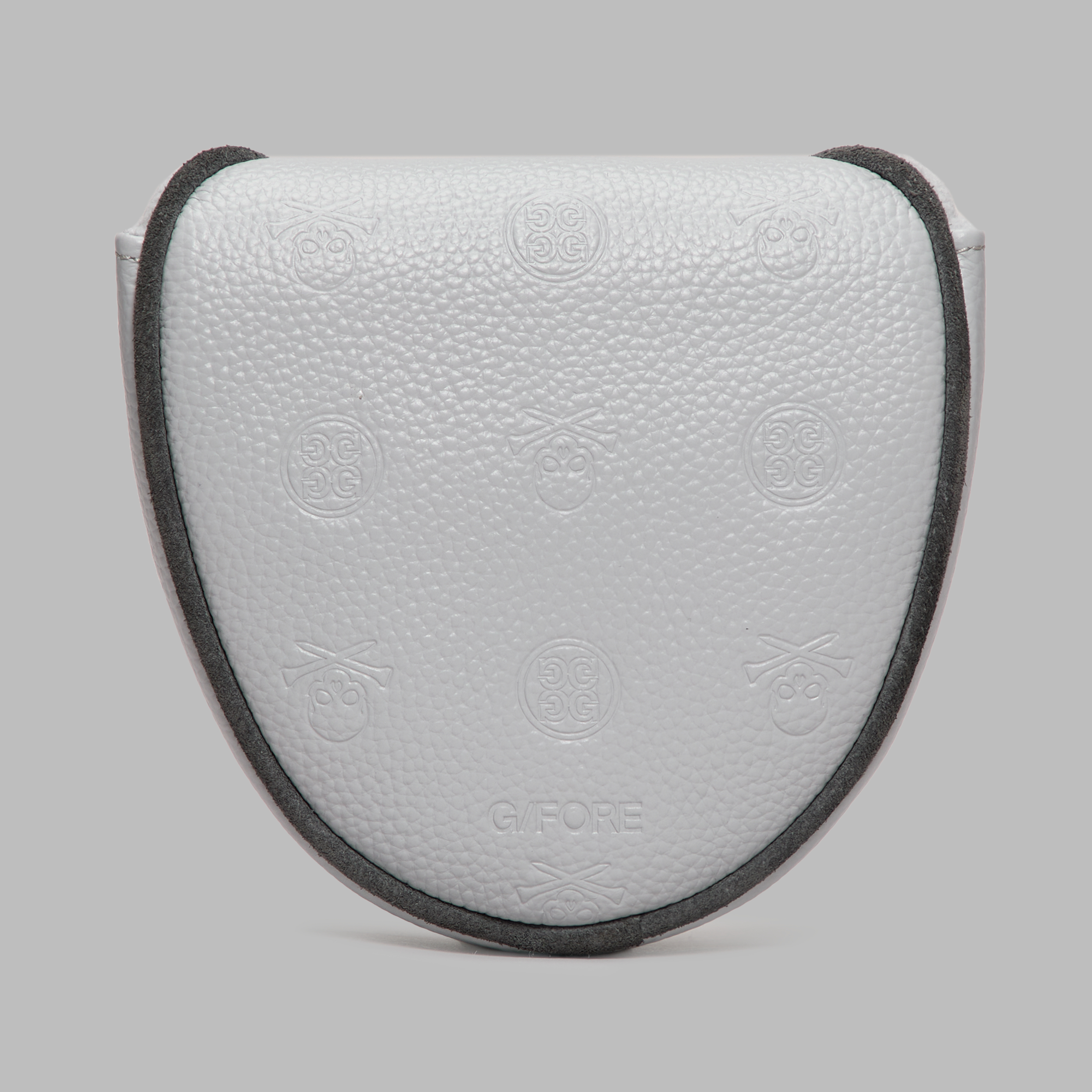 EMBOSSED SKULL & TEES LEATHER MALLET HEADCOVER | GOLF HEAD COVERS ...